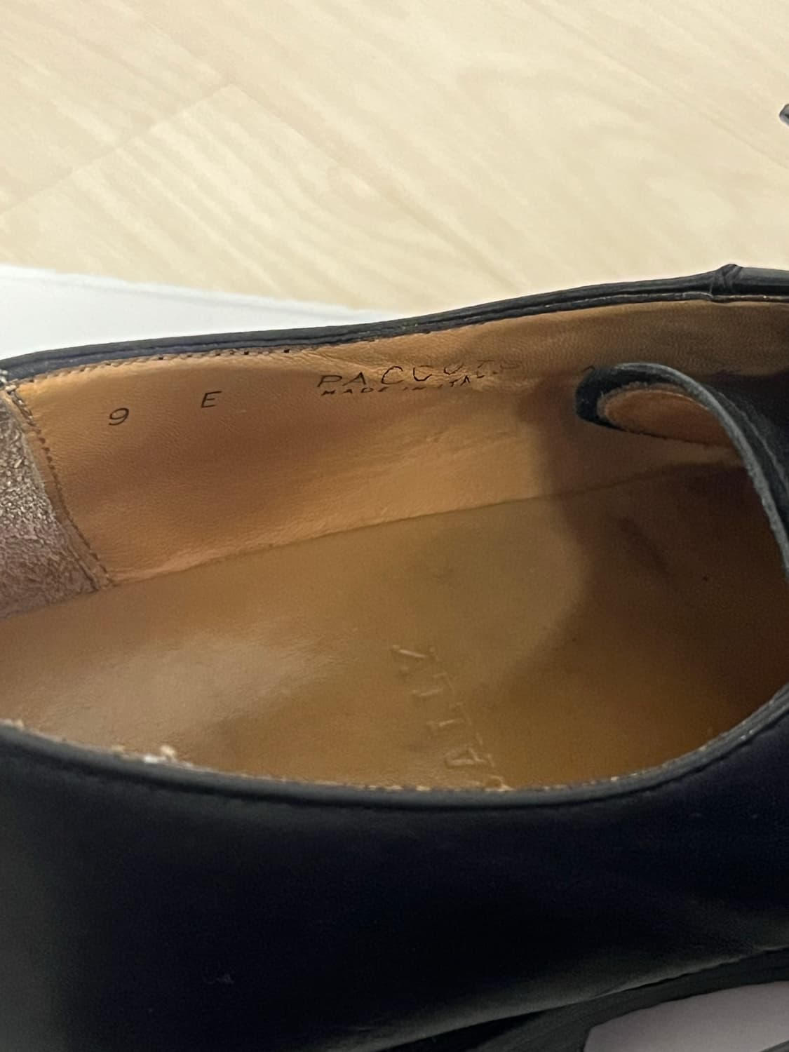 270 발리 BALLY 비즈니스 캐주얼 블랙 검정 구두 신발 플레인토 더 | 후루츠패밀리