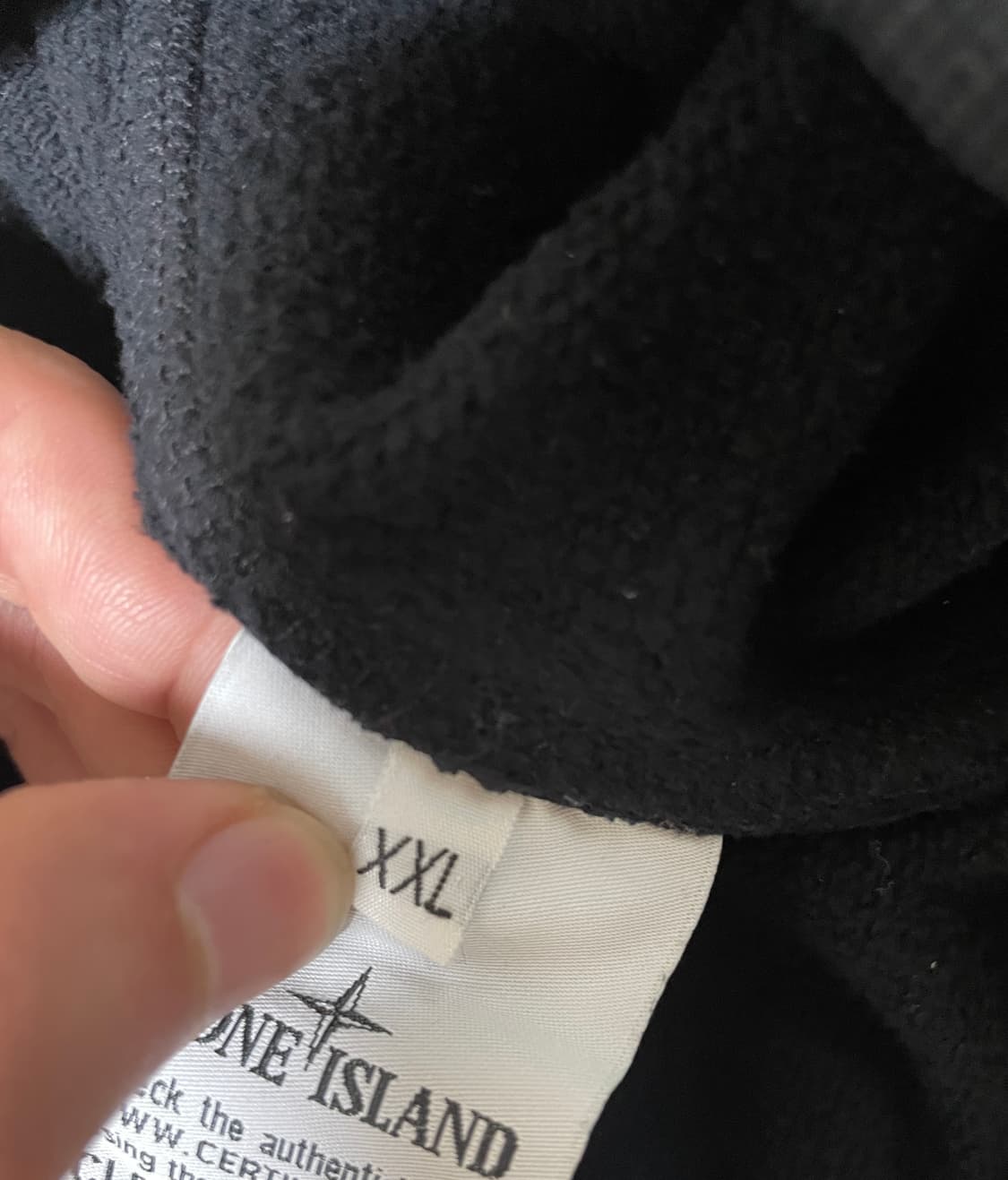 스톤아일랜드 18fw 블랙 맨투맨 xxl | 후루츠패밀리