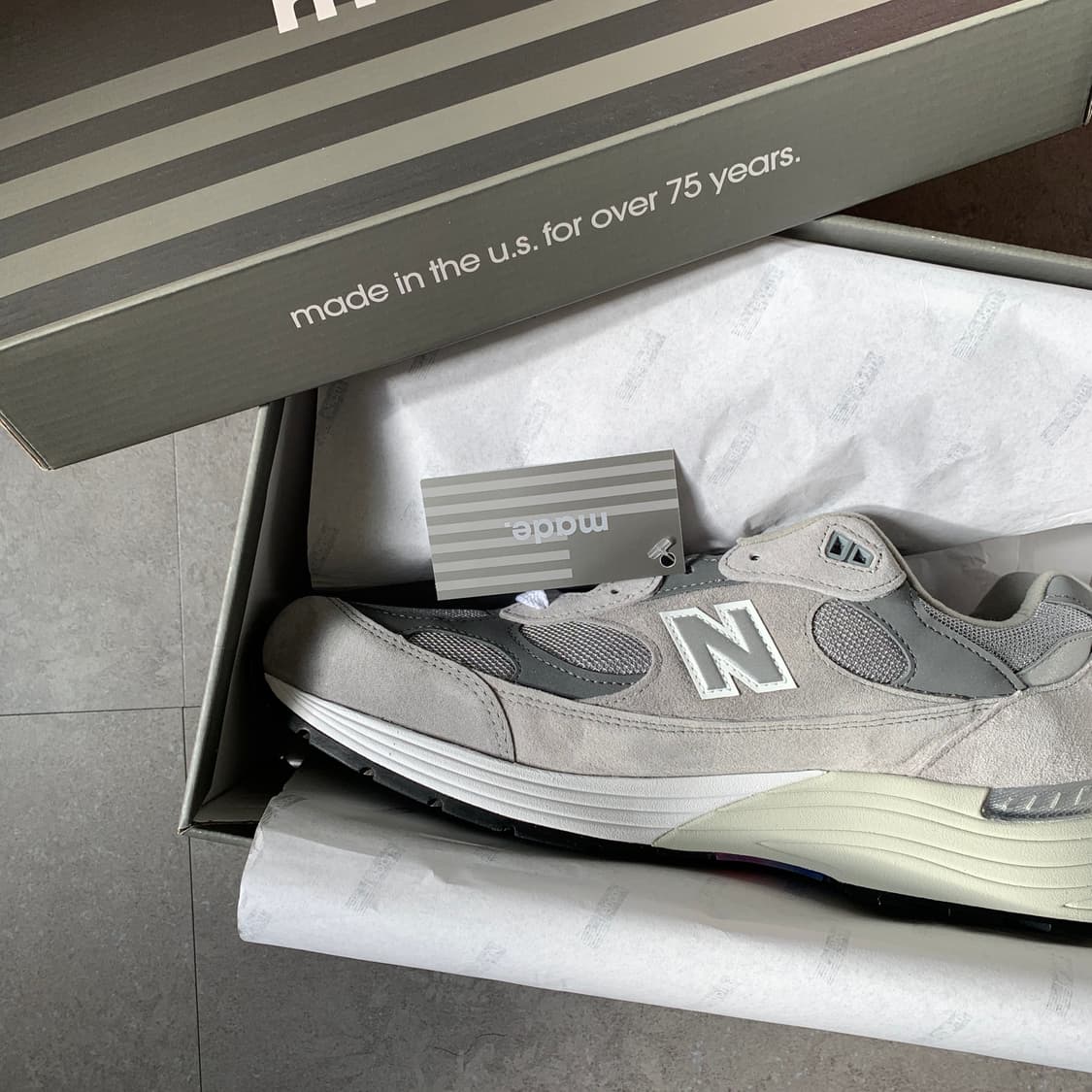 [290] 뉴발란스 - 992 그레이 | 후루츠패밀리