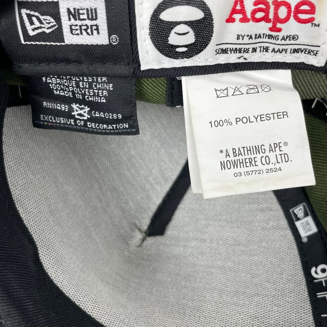 베이프 뉴에라 bape aape 로고 볼캡 모자 | 후루츠패밀리