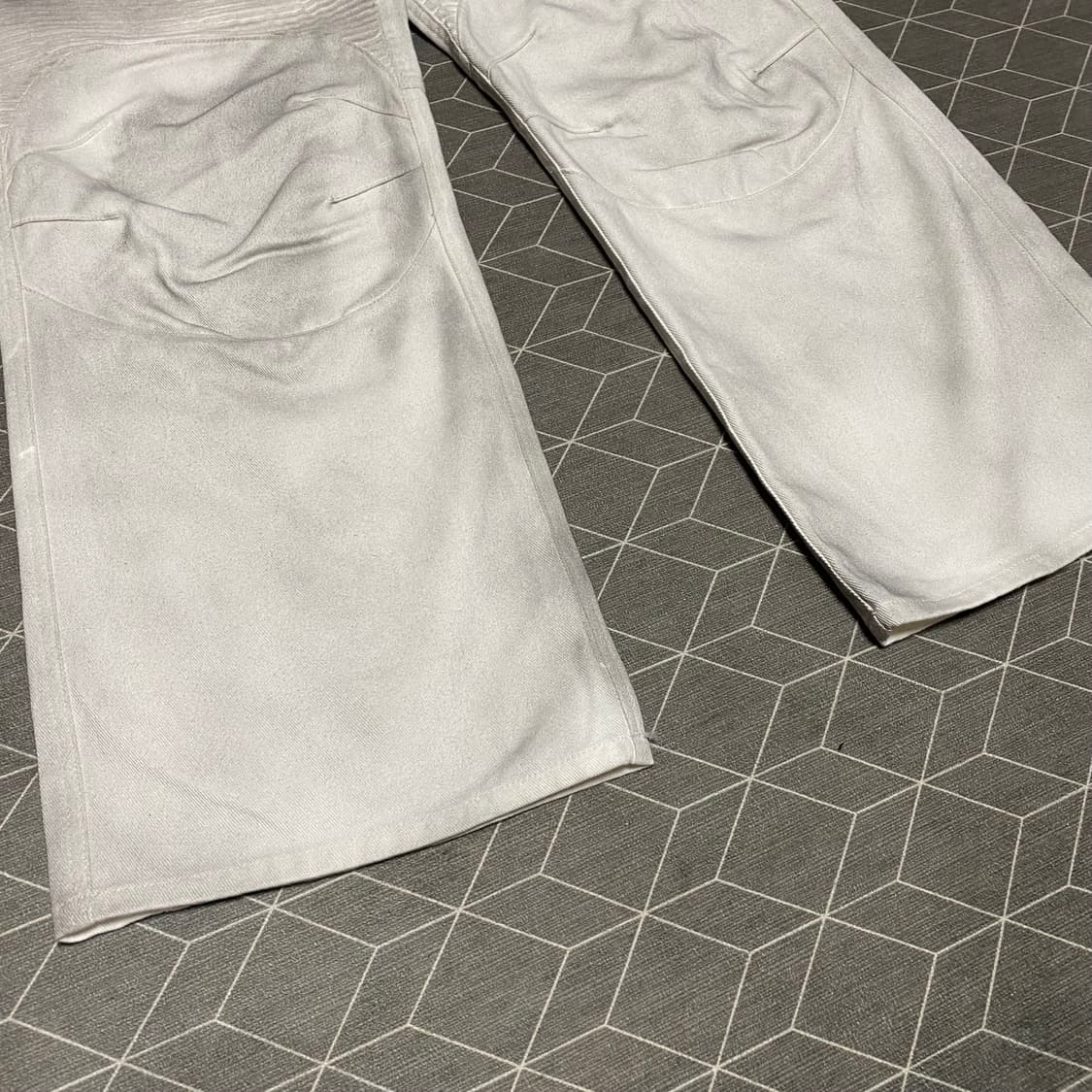 MNGU 레이싱 팬츠 크림 | 후루츠패밀리