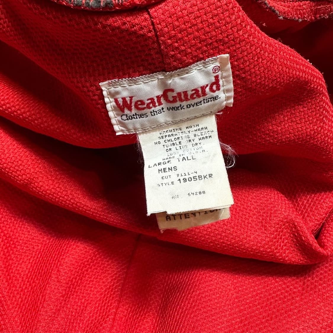 90s Wearguard 디트로이트 워크 자켓 | 후루츠패밀리