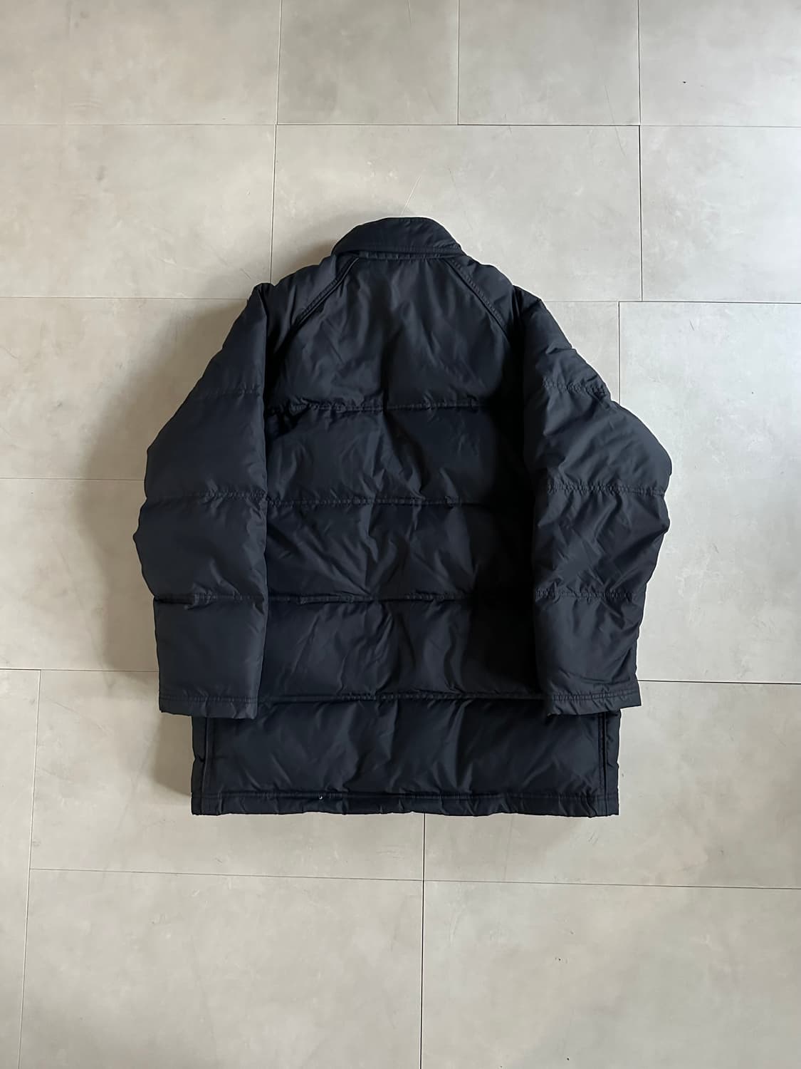 navy overfit padded jumper | 후루츠패밀리