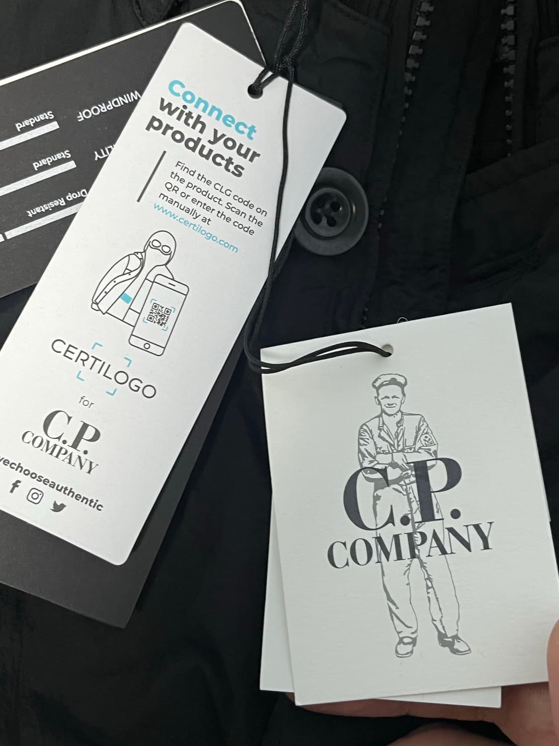 23FW CP컴퍼니 크롬-R 고글 후드 자켓 블랙 | 후루츠패밀리