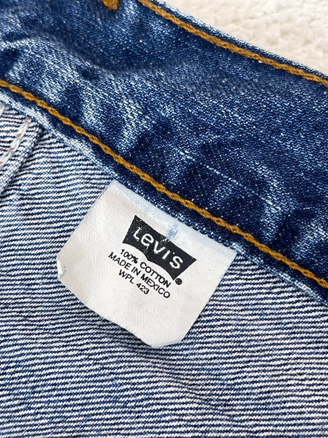 리바이스 501 중청바지 빈티지 워싱 데님팬츠 00s | 후루츠패밀리