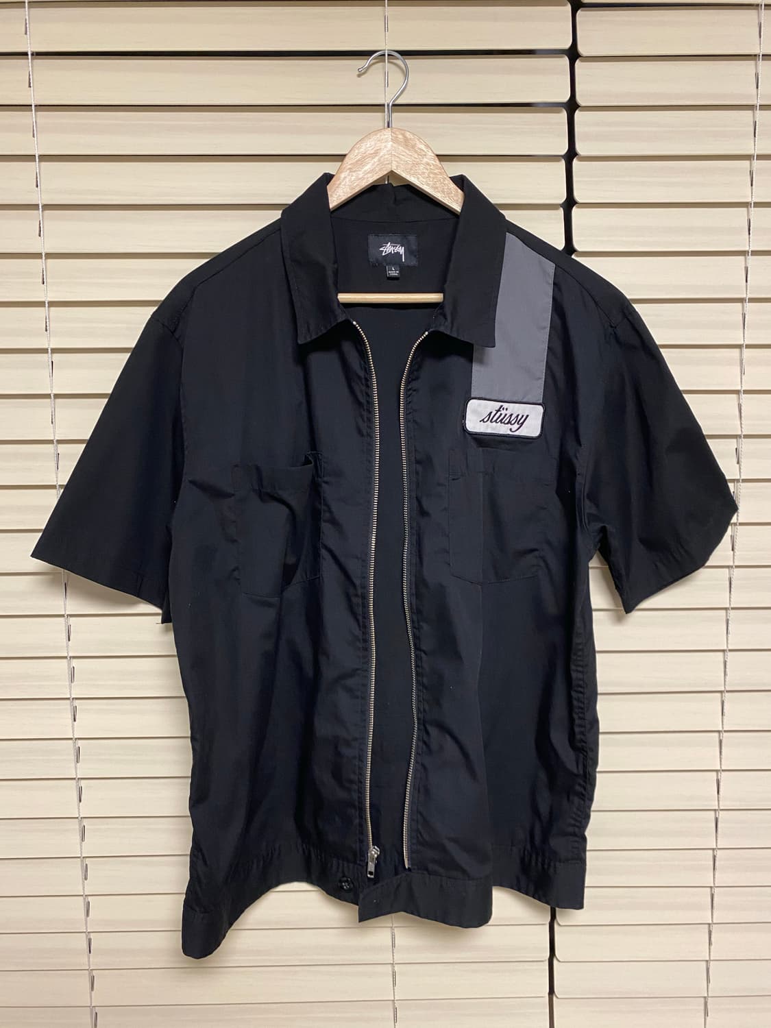 Stussy Zip-Up Work Shirt | 후루츠패밀리