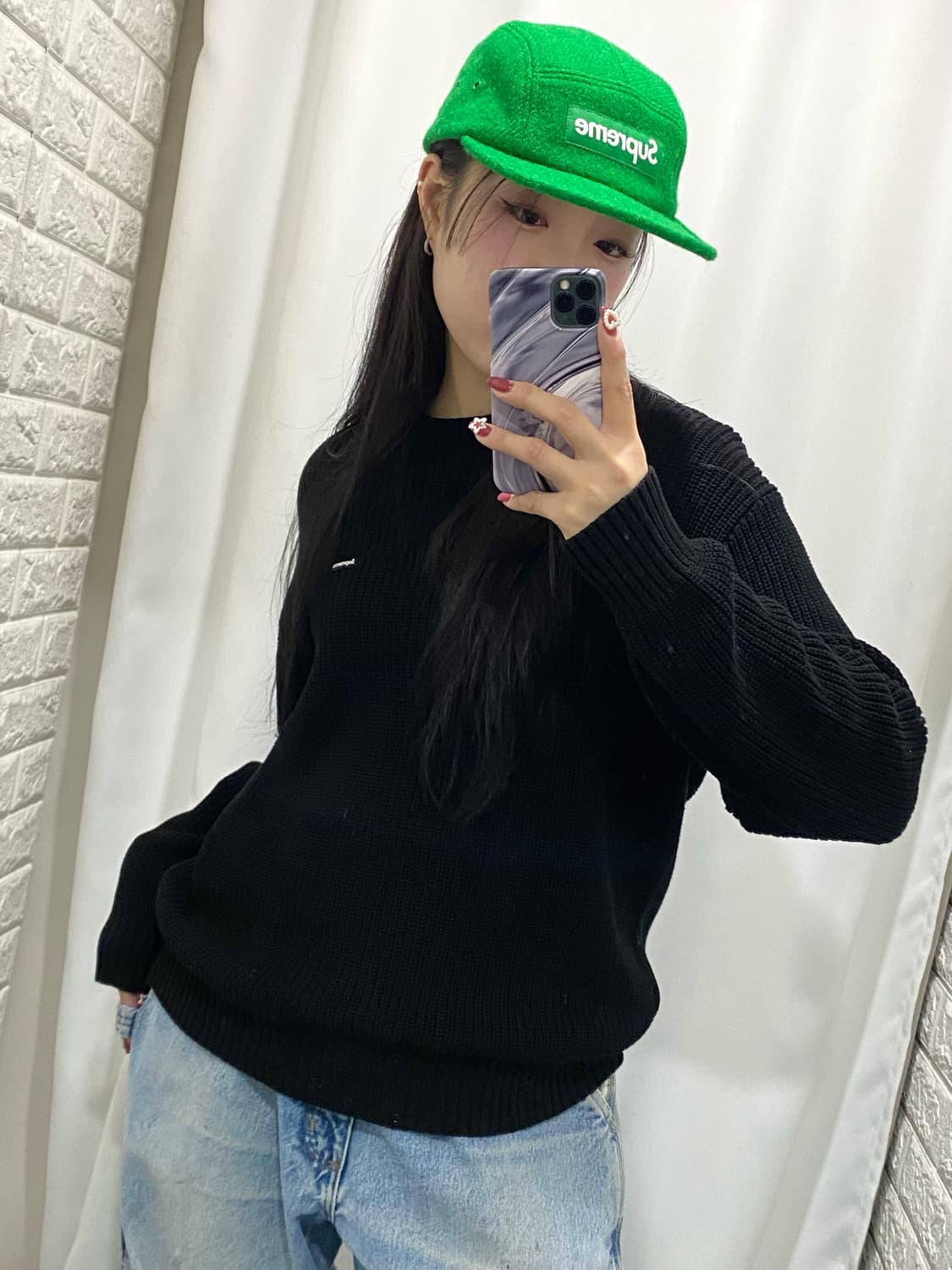 16fw 슈프림x해리스 트위드 울 캠프캡 | 후루츠패밀리