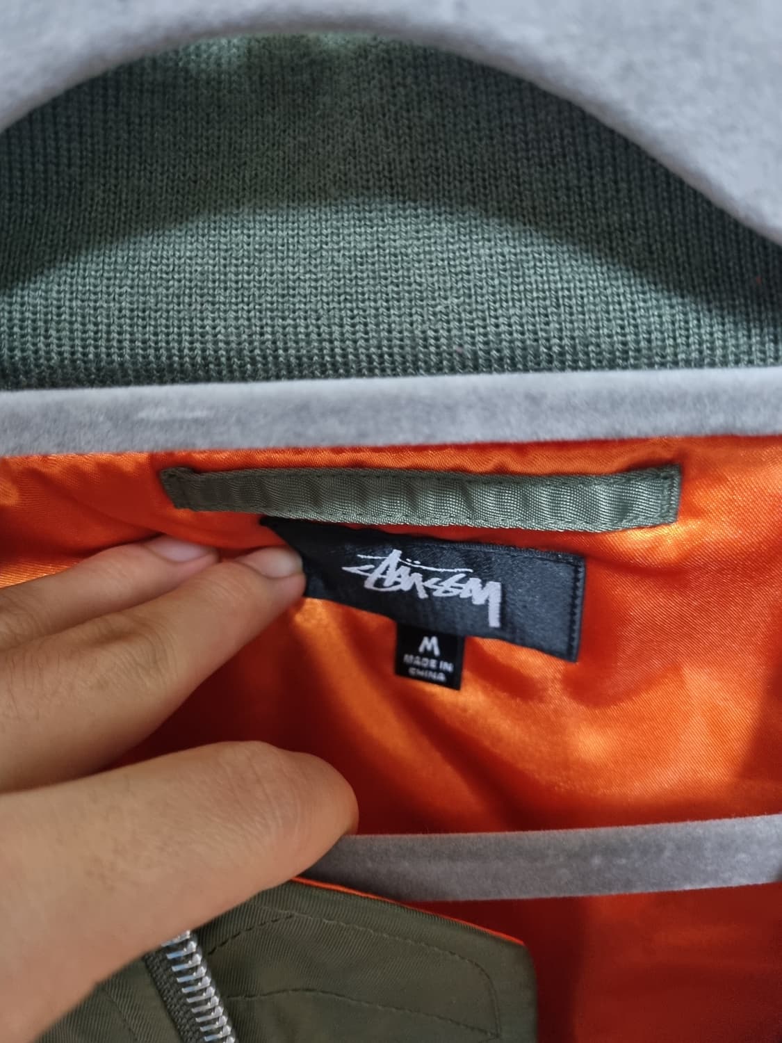 [M] 스투시xCDG 꼼데가르송 40주년 MA-1 자켓 - 후루츠패밀리