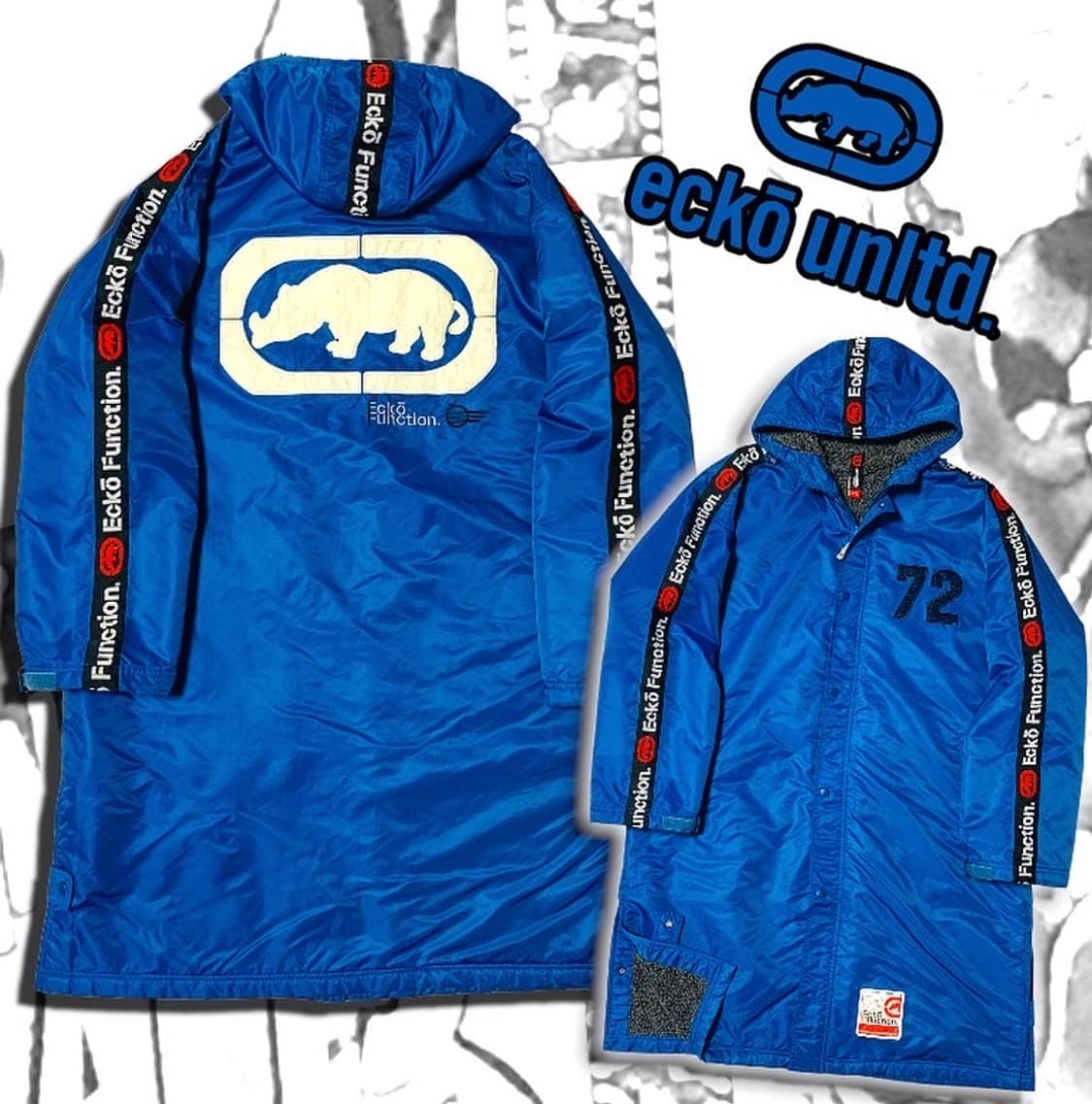90-00s ECKO UNLTD 에코 올드르쿨 벤치파카 | 후루츠패밀리