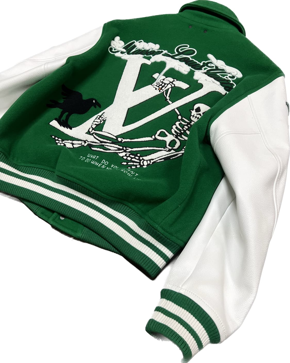 [52] 루이비통 21FW 바시티 자켓 그린 - 후루츠패밀리