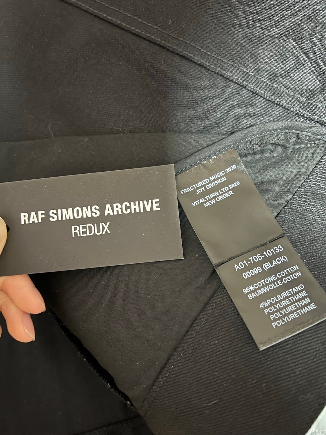 Raf simons redux 조이디비전 자켓 S - 후루츠패밀리