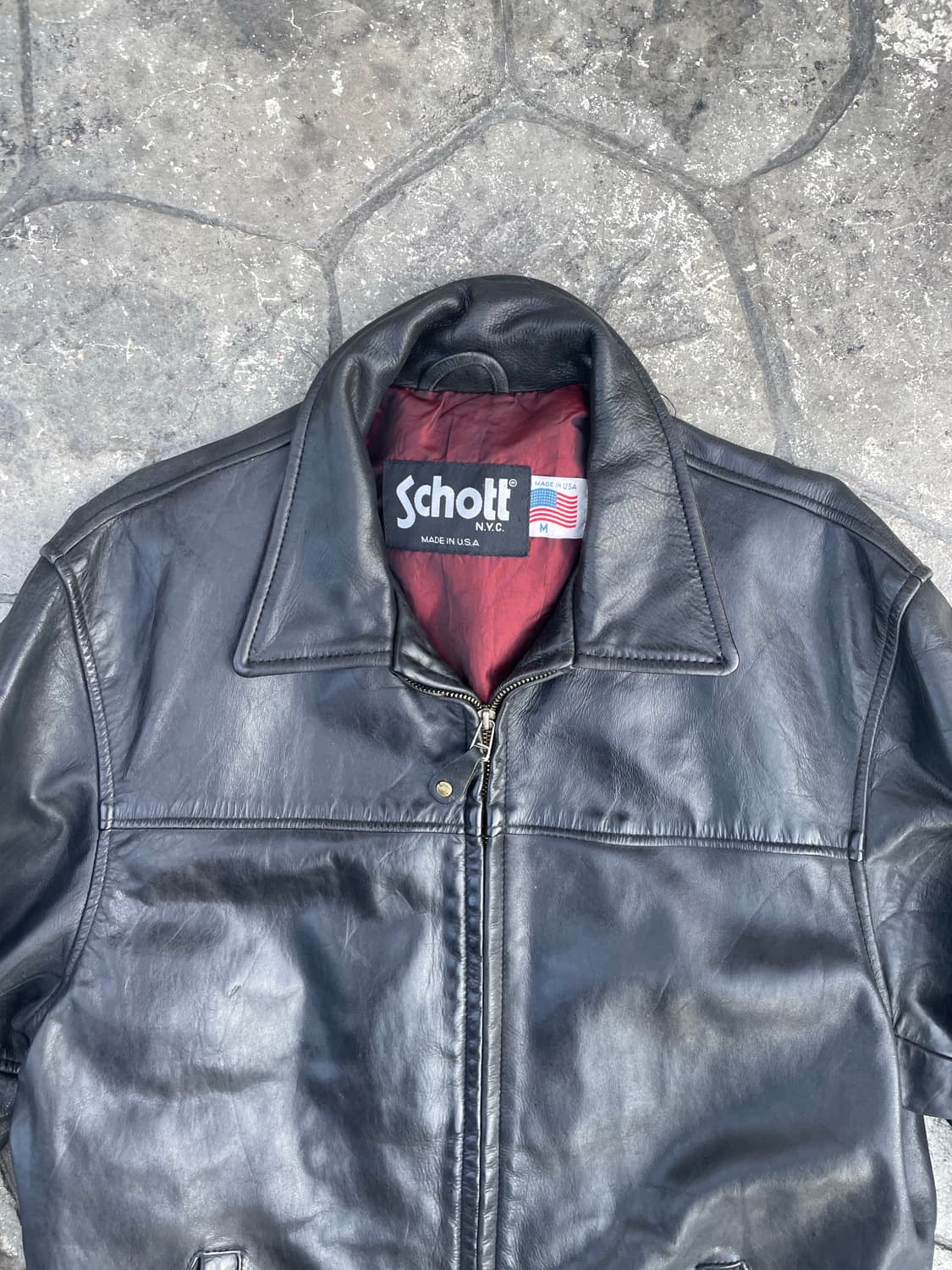 90s US SCHOTT Single rider | 후루츠패밀리