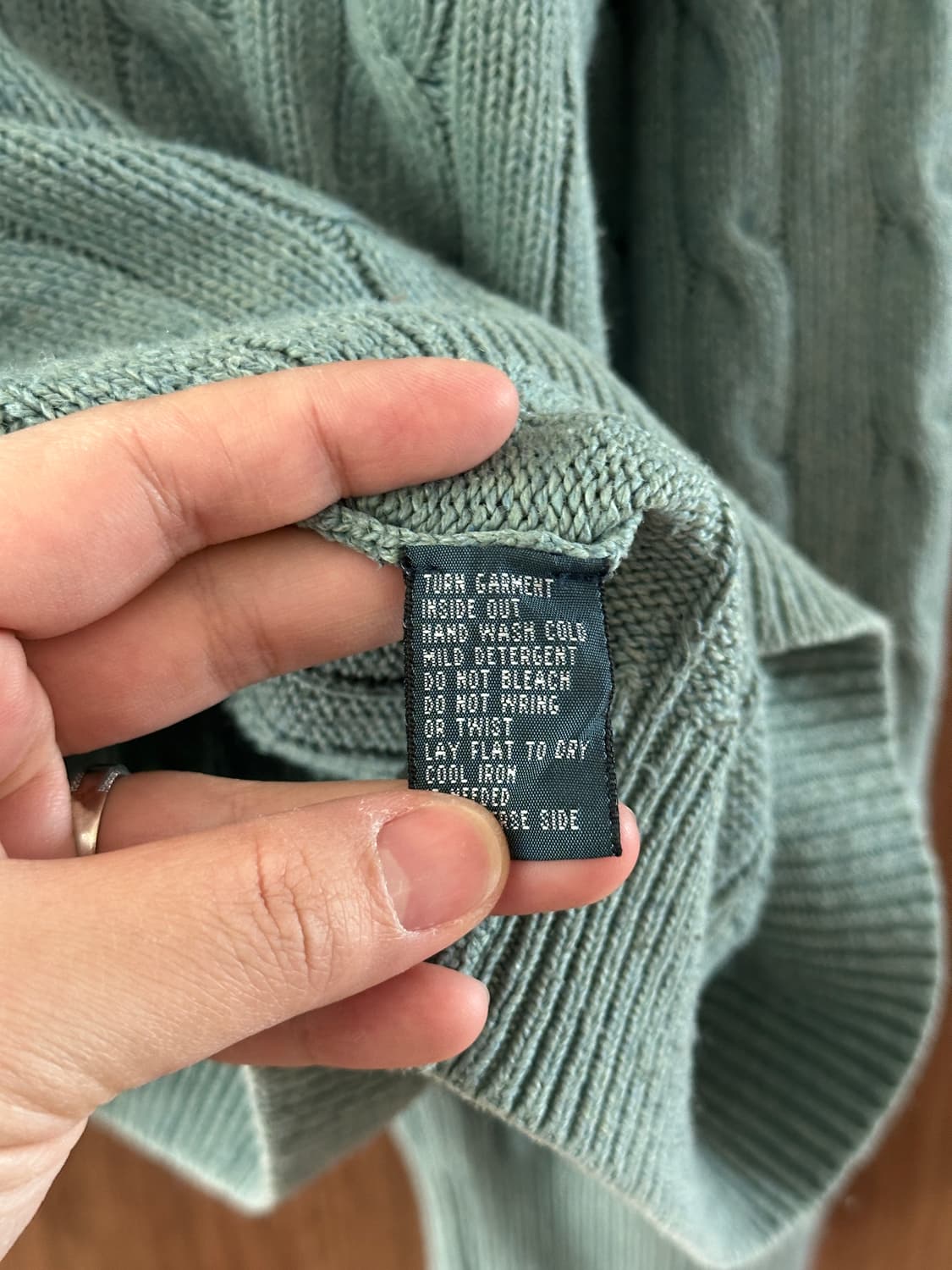 폴로 랄프로렌 100% 실크 빅사이즈 꽈배기 반집업 니트 6XB | 후루츠패밀리