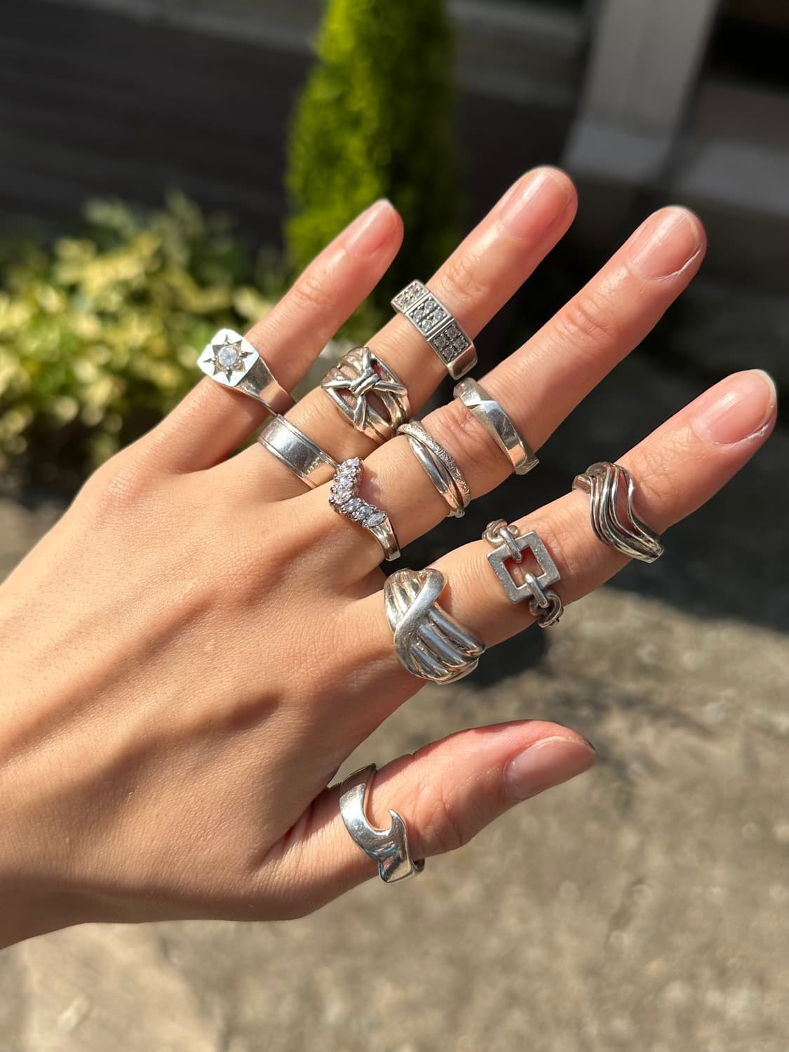 Cubic Star 925silver ring | 후루츠패밀리