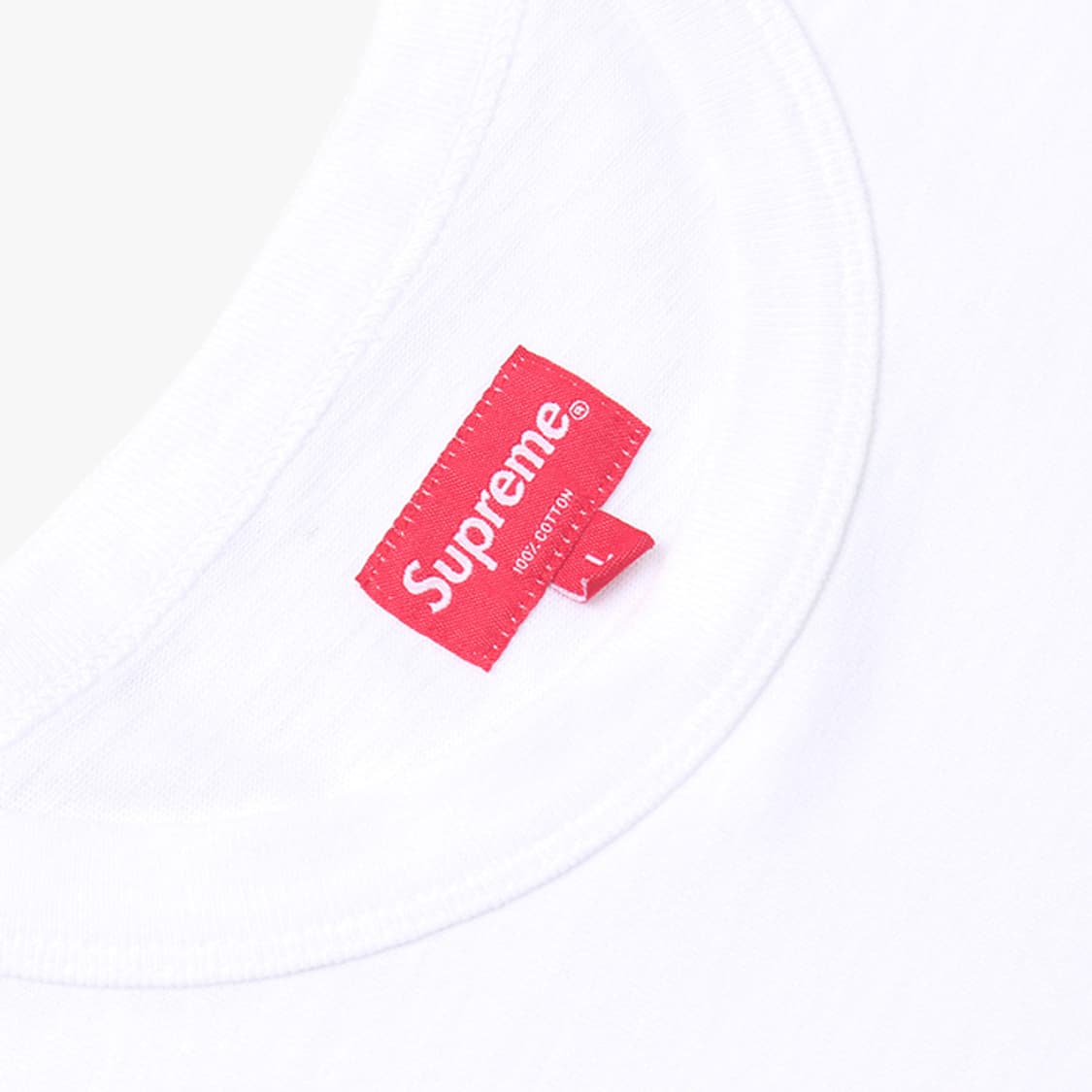 SUPREME "White T-Shirts" | 후루츠패밀리