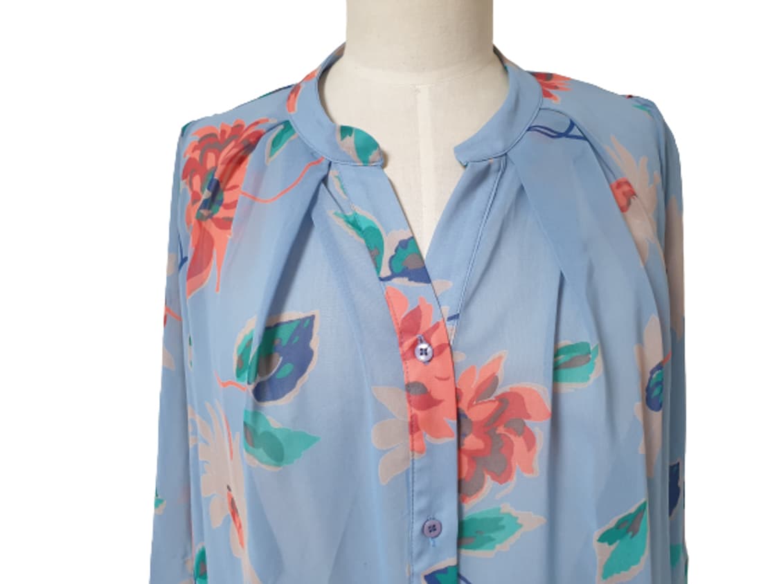 KELLI URBAN 플라워 하늘거리는 블라우스 F - 후루츠패밀리