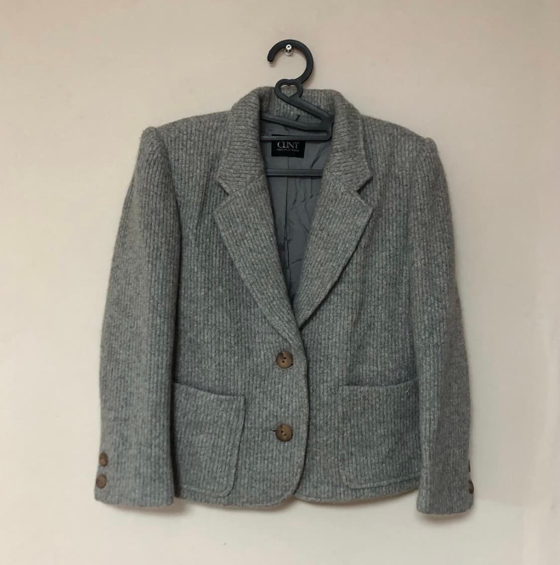 Vintage 💿 clint Angora jacket | 후루츠패밀리