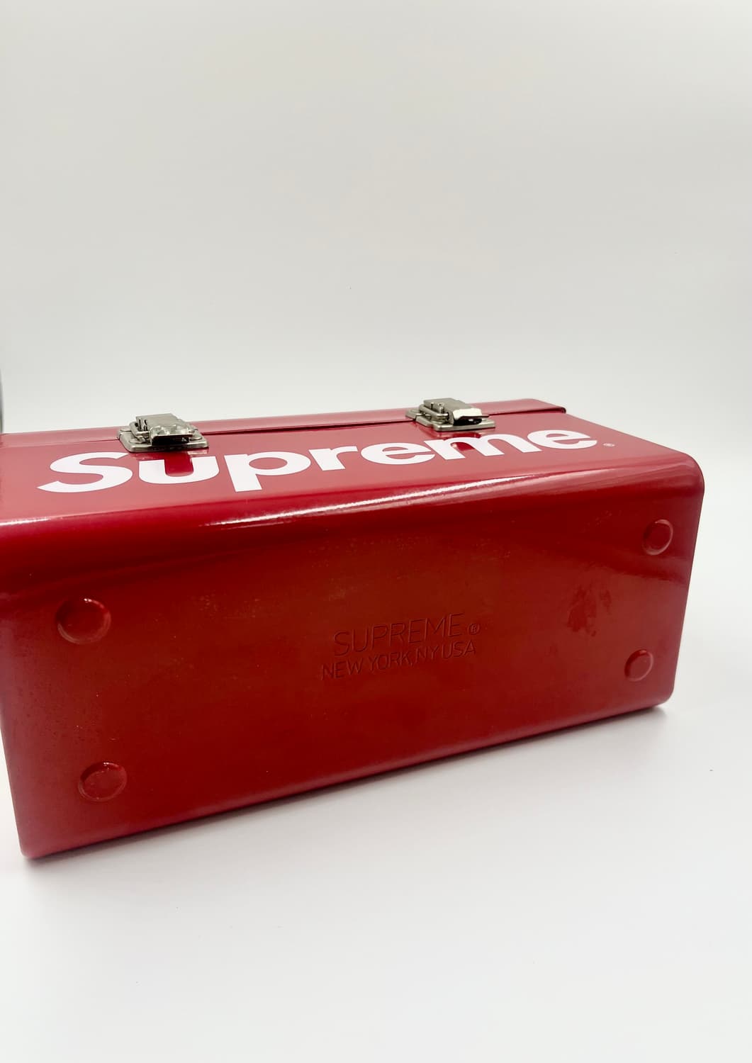 슈프림 메탈 런치박스 Supreme Metal Lunch Box | 후루츠패밀리