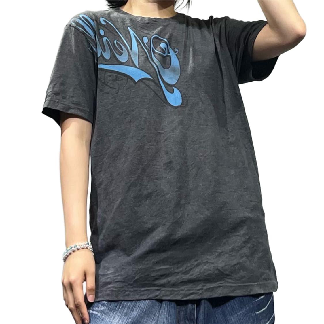 Charcoal y2k T-shirts | 후루츠패밀리