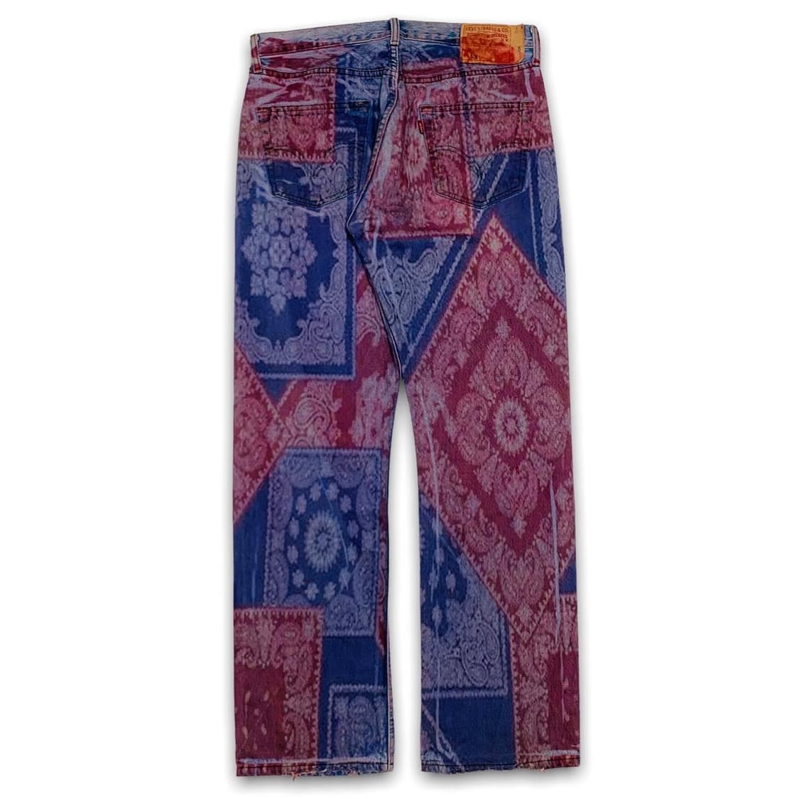 Levis 501 paisley custom pants | 후루츠패밀리