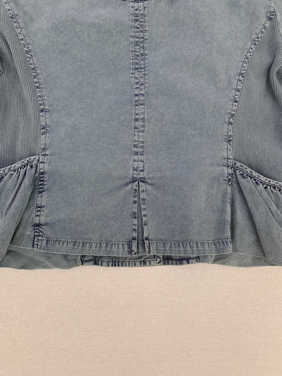 Denim String Collar Jacket | 후루츠패밀리