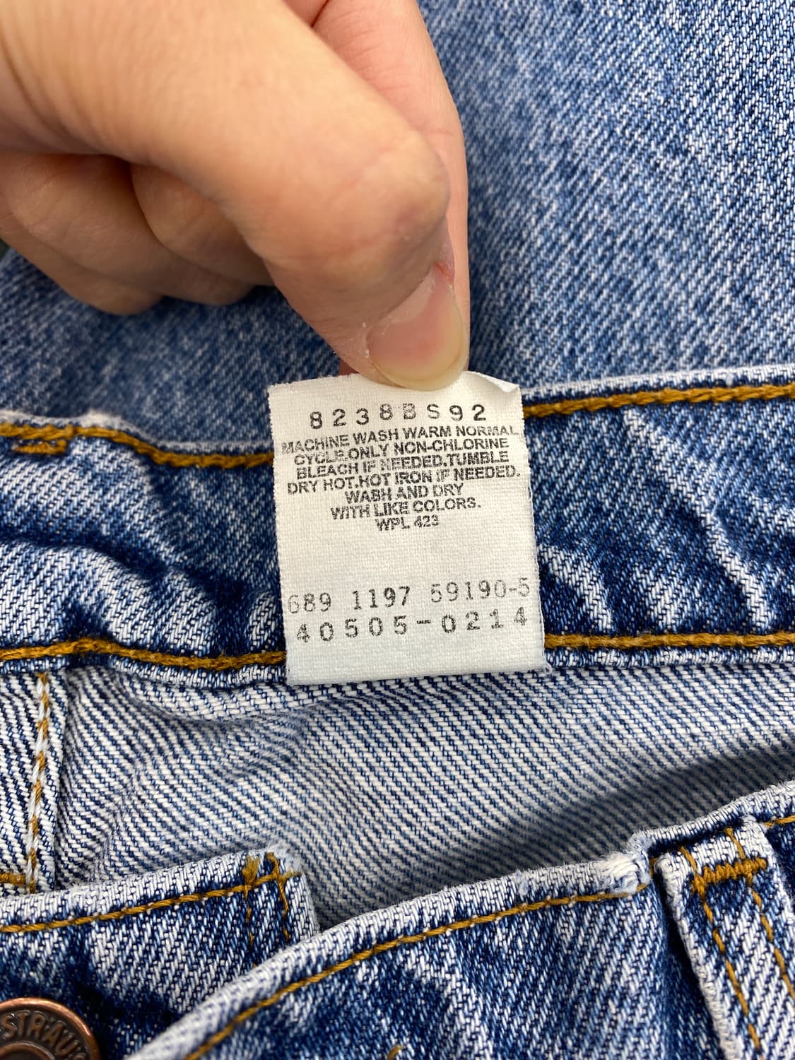 90s Levis 505 Orange tab [342] | 후루츠패밀리
