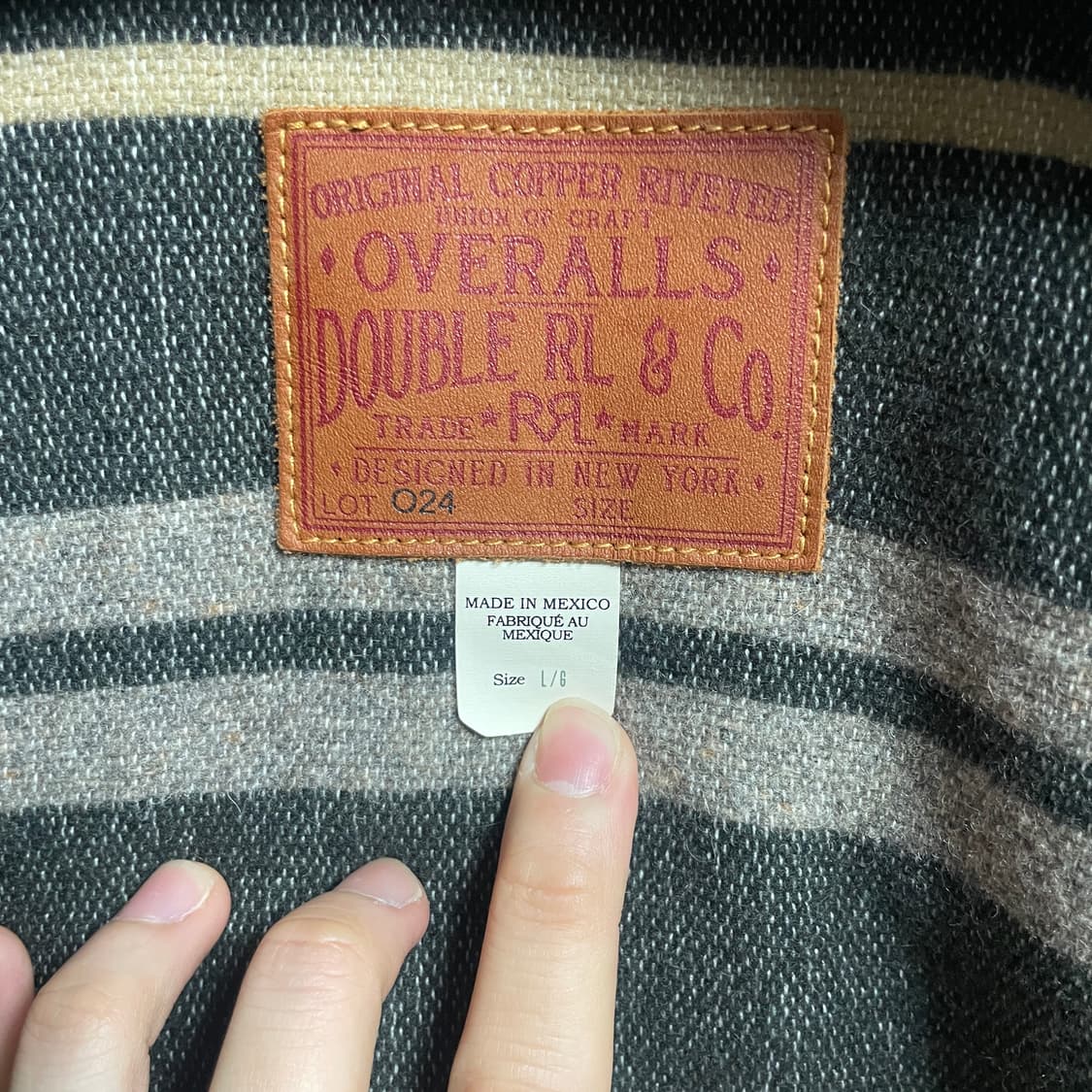 22fw RRL 더블알엘 그리즐리 자켓 L | 후루츠패밀리