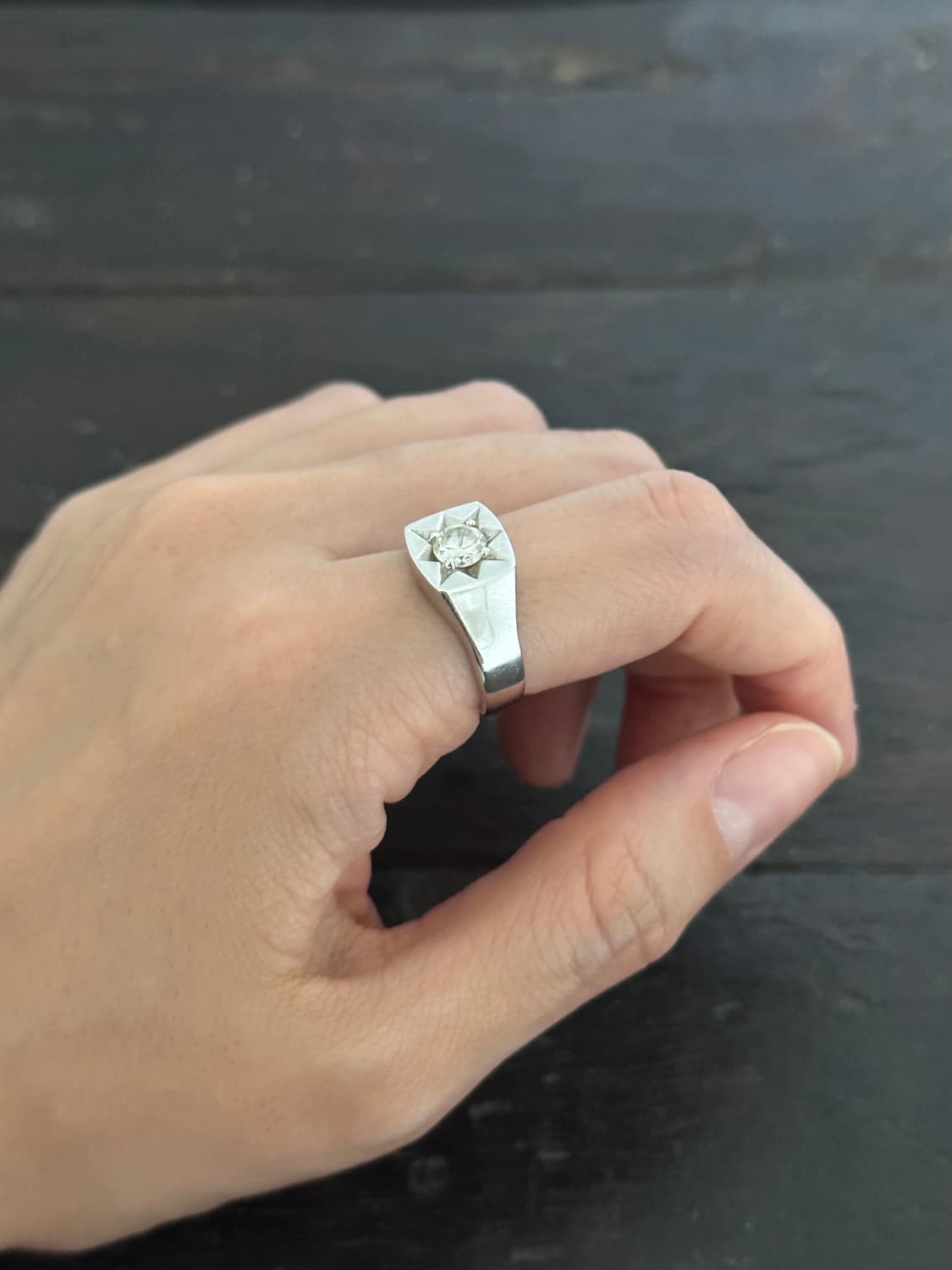 Cubic Star 925silver ring | 후루츠패밀리