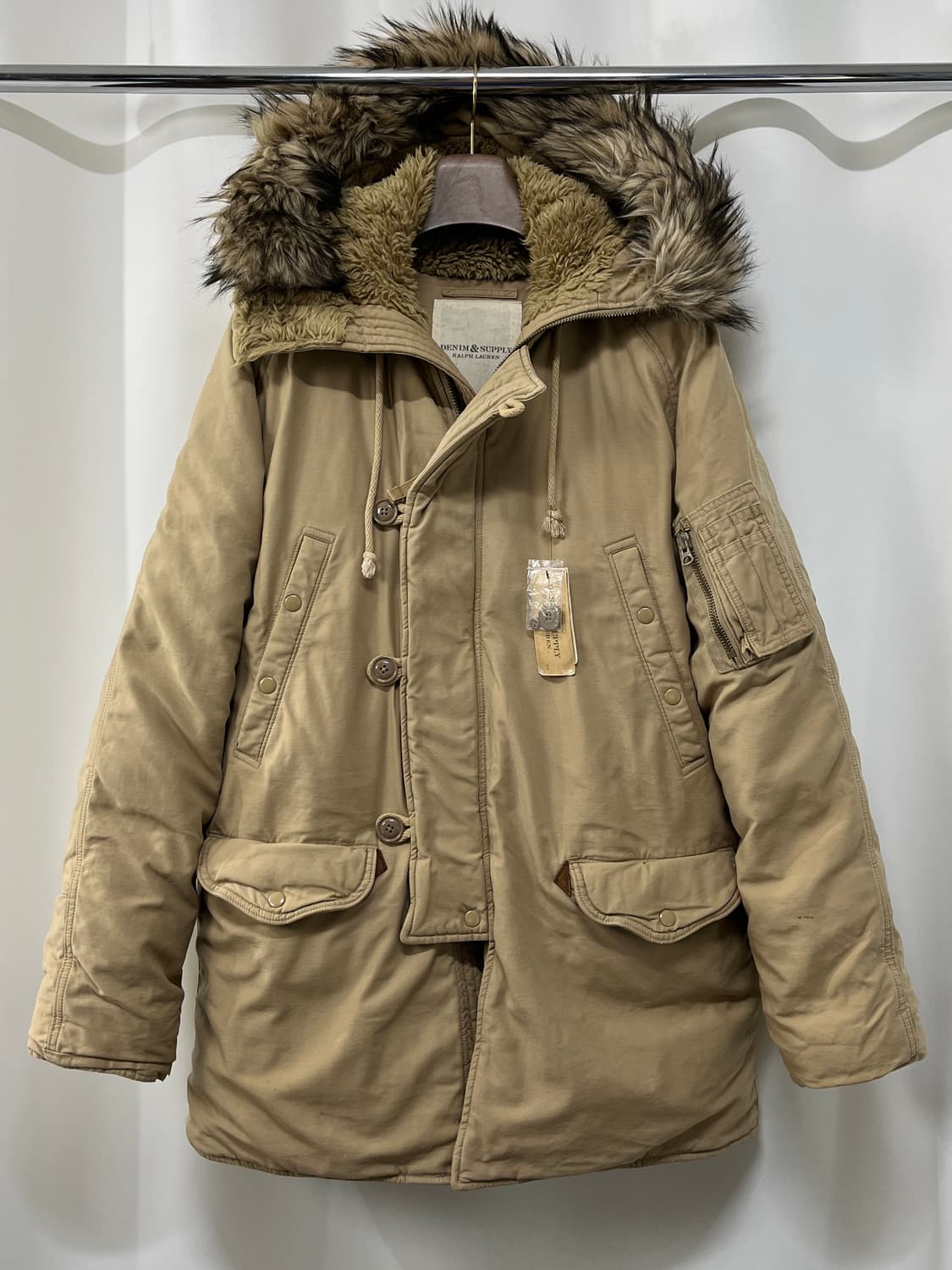 폴로 12fw n3b 탄베이지 덕다운 스노클 파카 | 후루츠패밀리