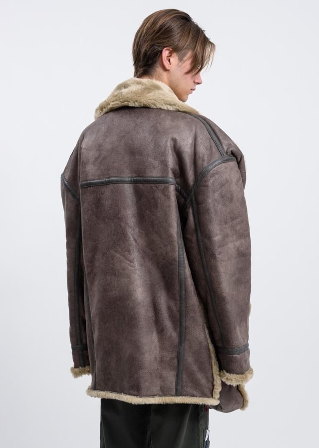 [S] 와이프로젝트 19FW 팝업 시어링 무스탕 코트 | 후루츠패밀리