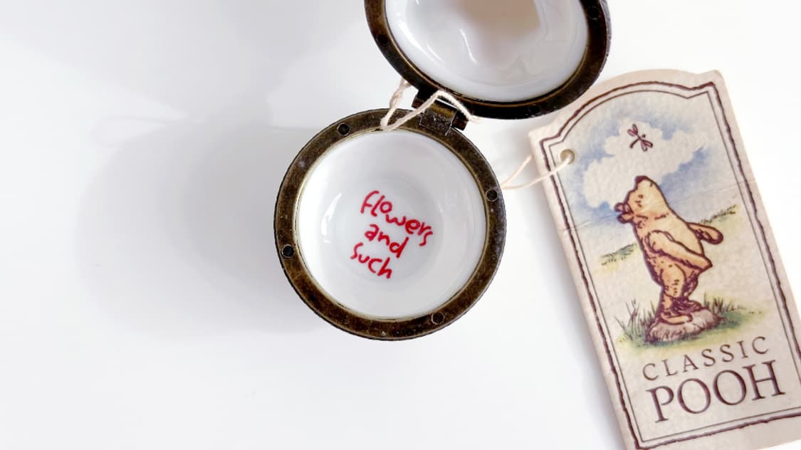 [PHB Collection] Winnie the Pooh Trinket Box 'Flowers and Such' | 후루츠패밀리