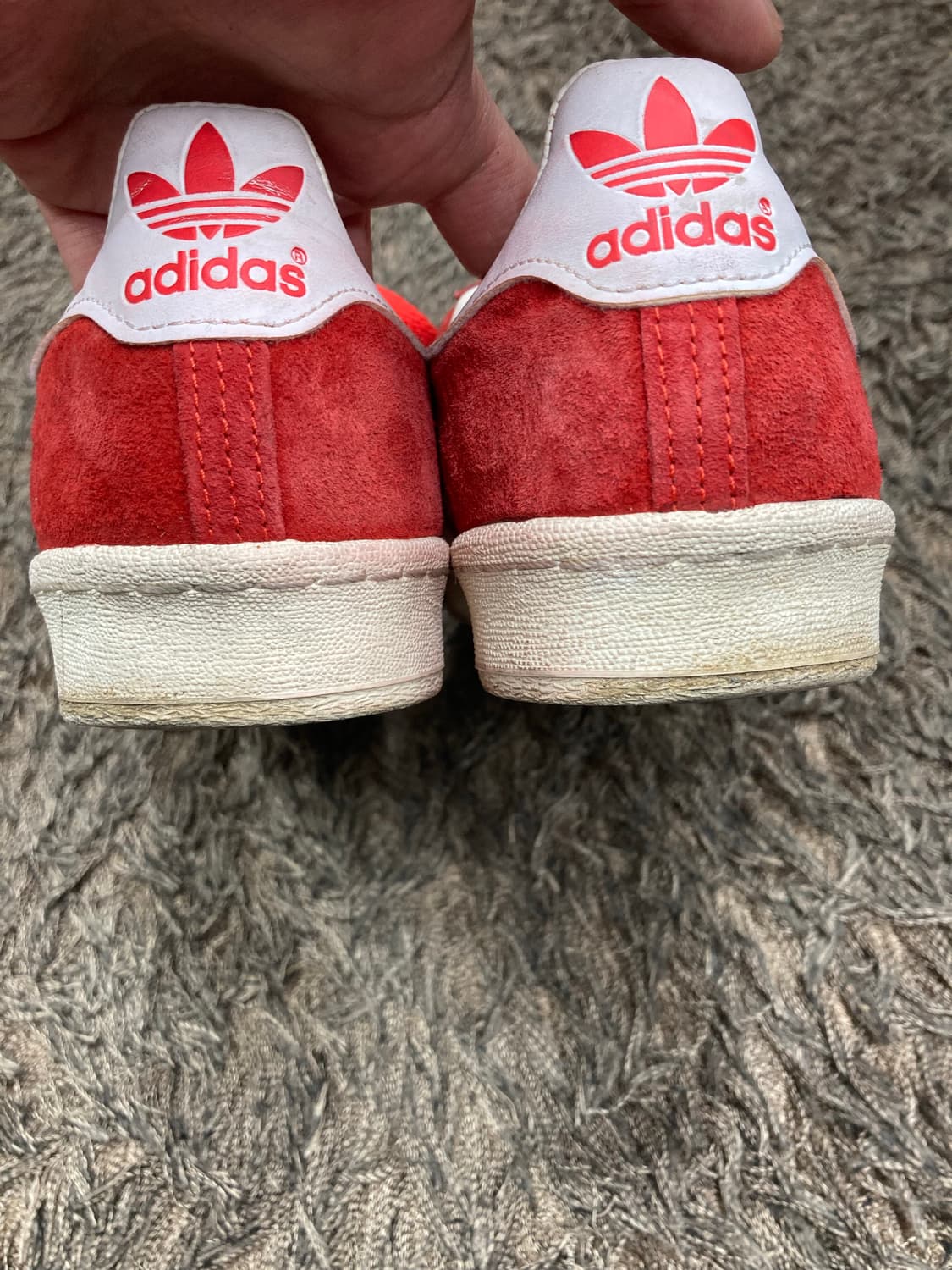 아디다스 캠퍼스 80s 하이레스 레드 255~260사이 | 후루츠패밀리