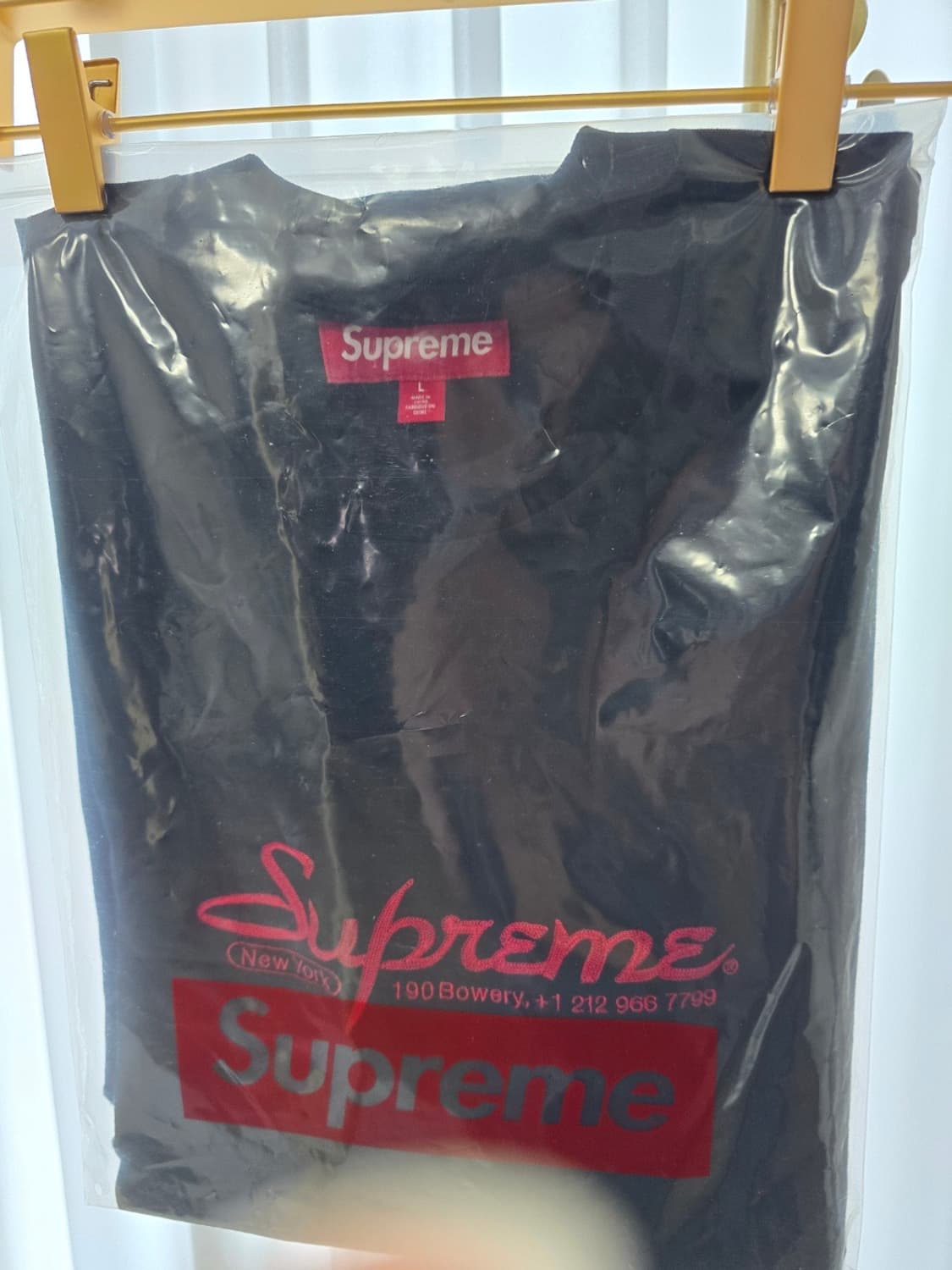 Supreme Contact S/S Top Black | 후루츠패밀리