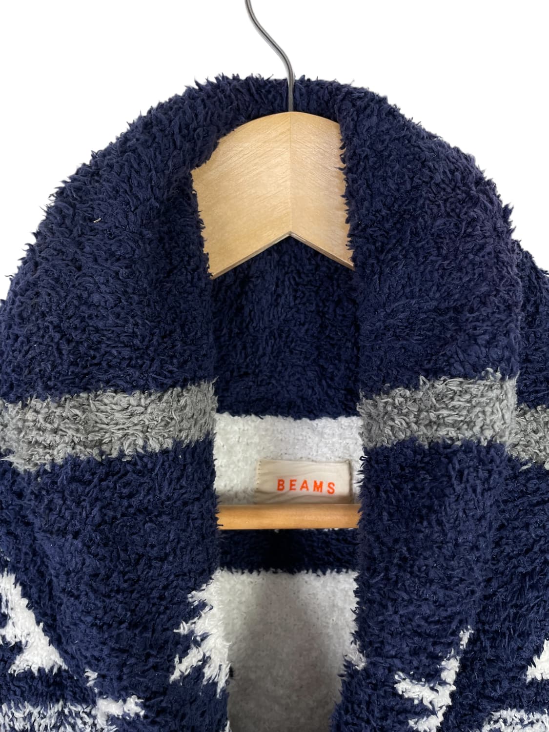 Beams polyester cardigan | 후루츠패밀리