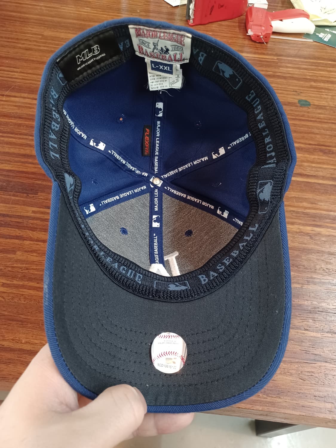 Mlb la 모자 대두용 딥블루 L xxl | 후루츠패밀리