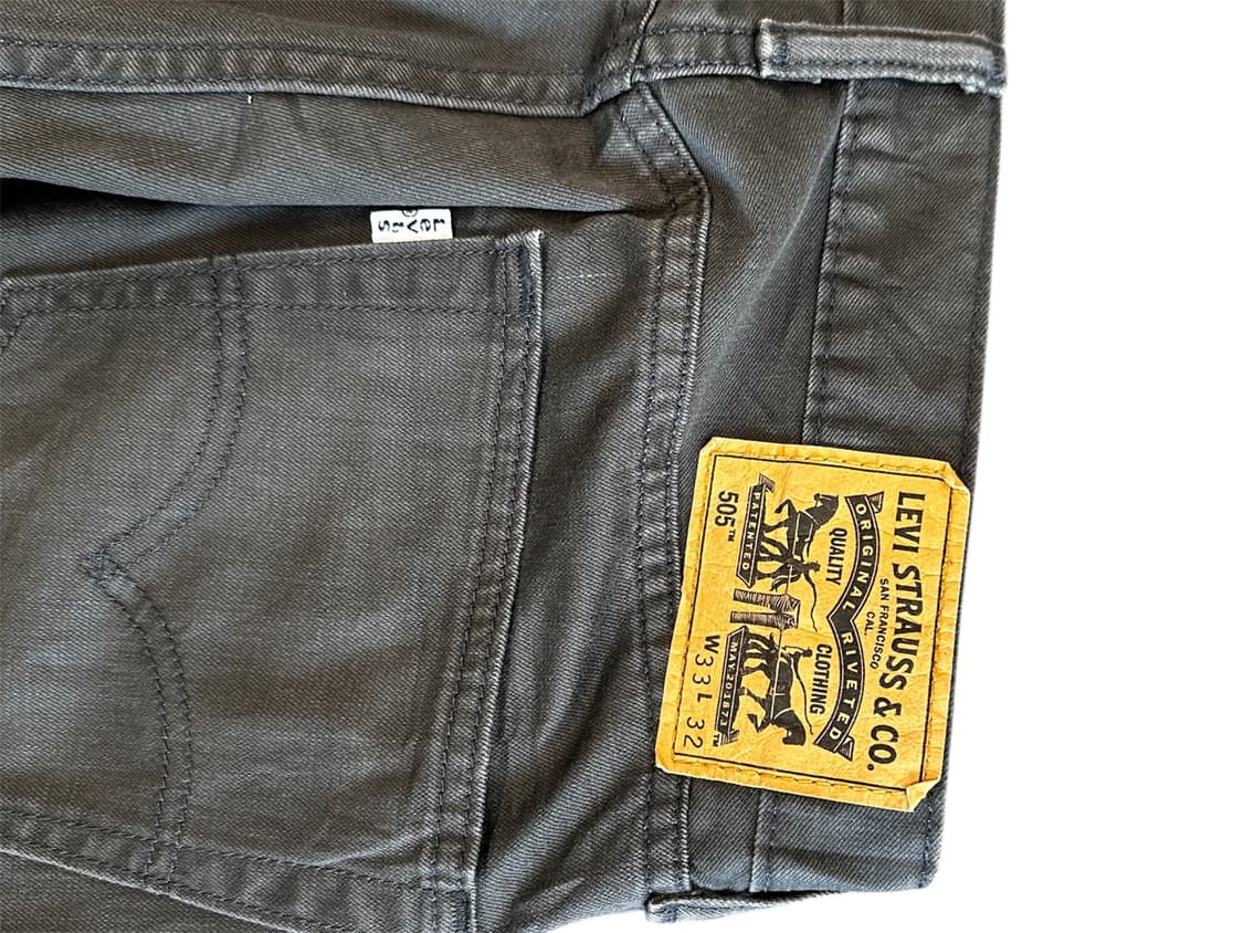 Levi’s 505 Vintage Grey Denim 33/32 | 후루츠패밀리