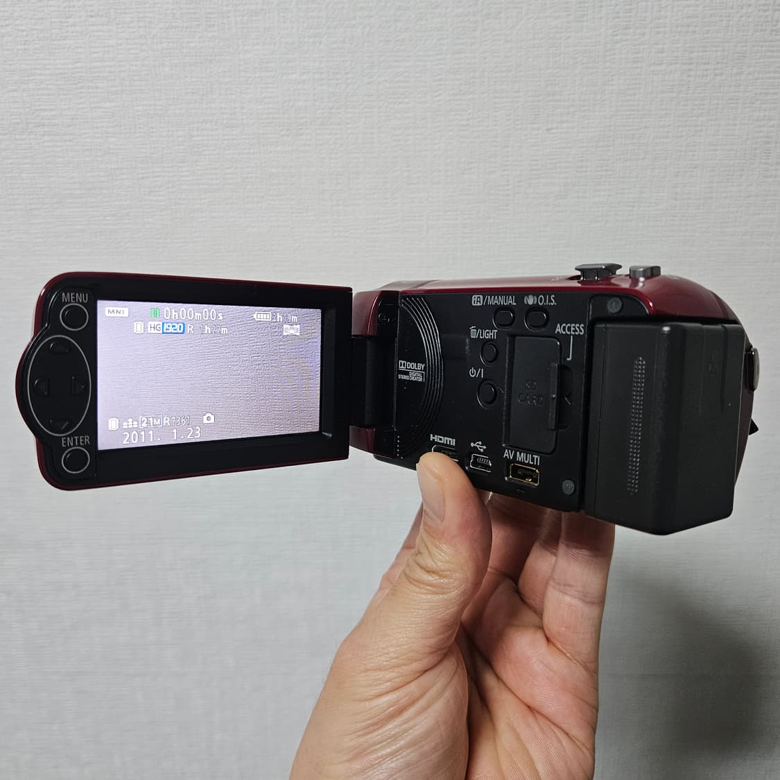 Panasonic HDC-TM25 캠코더 | 후루츠패밀리