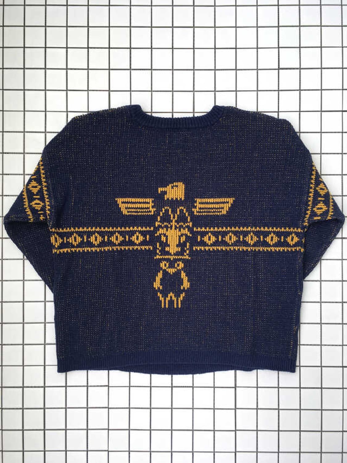 Aztec pattern cotton sweaters | 후루츠패밀리
