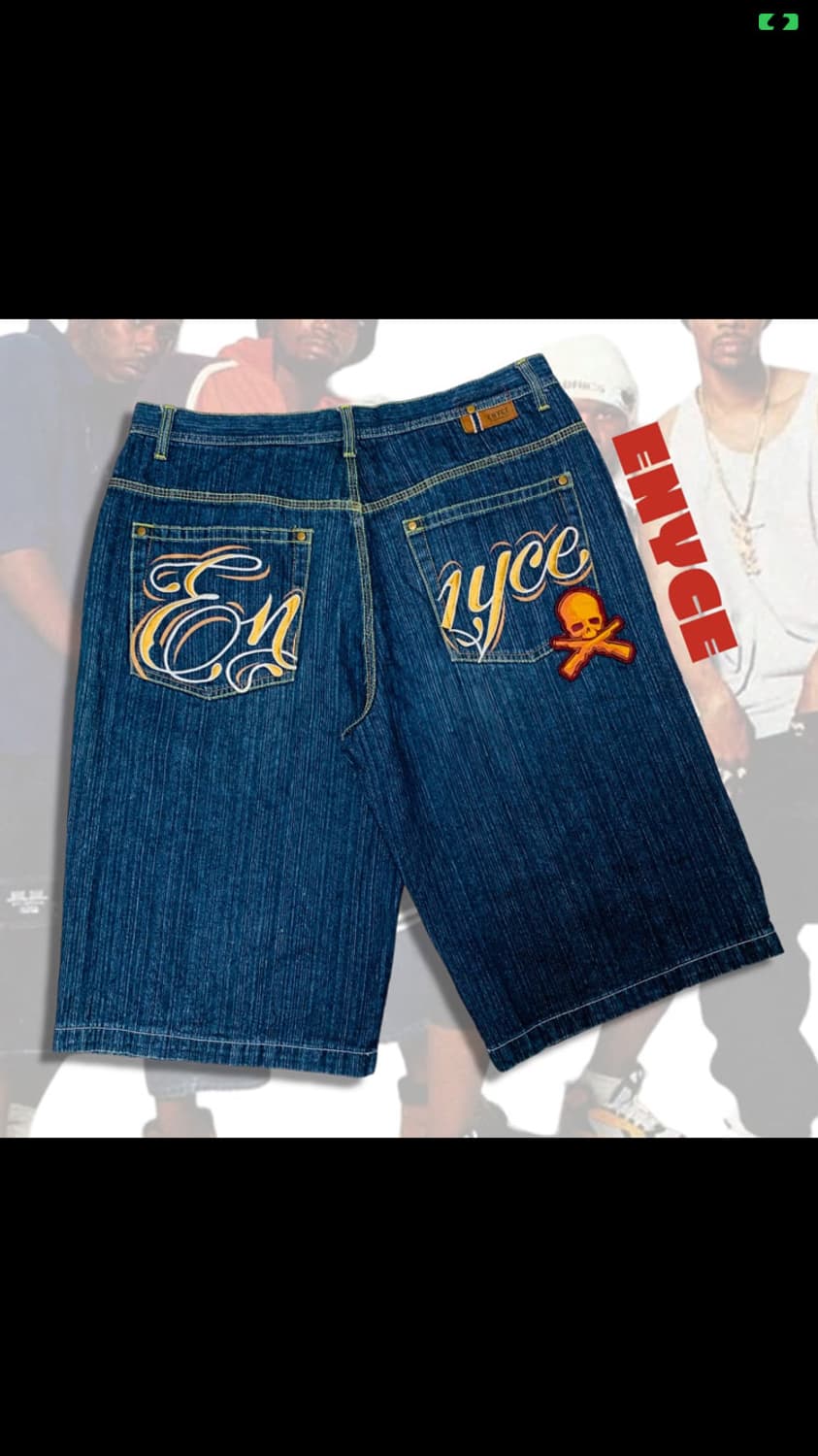 ENYCE logo denim pants | 후루츠패밀리