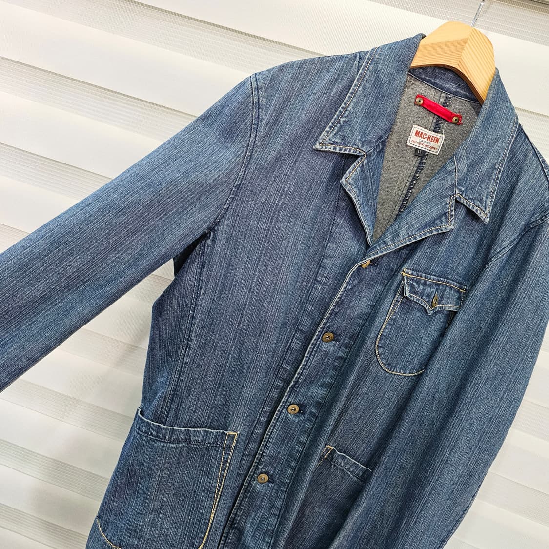 빈티지 MAC-KEEN 데님 커버올자켓-105사이즈 | 후루츠패밀리