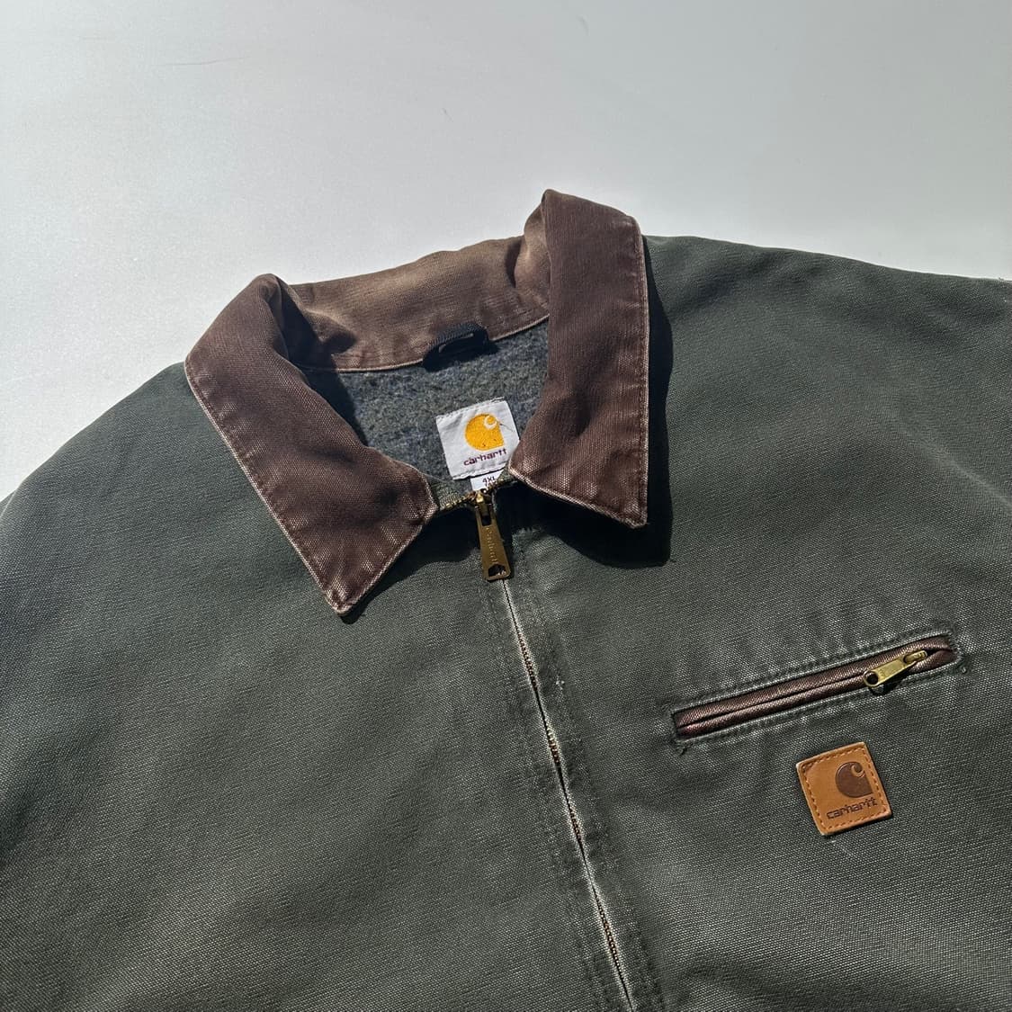 칼하트 J97 Moss 디트로이트 워크자켓 모스그린 | 후루츠패밀리